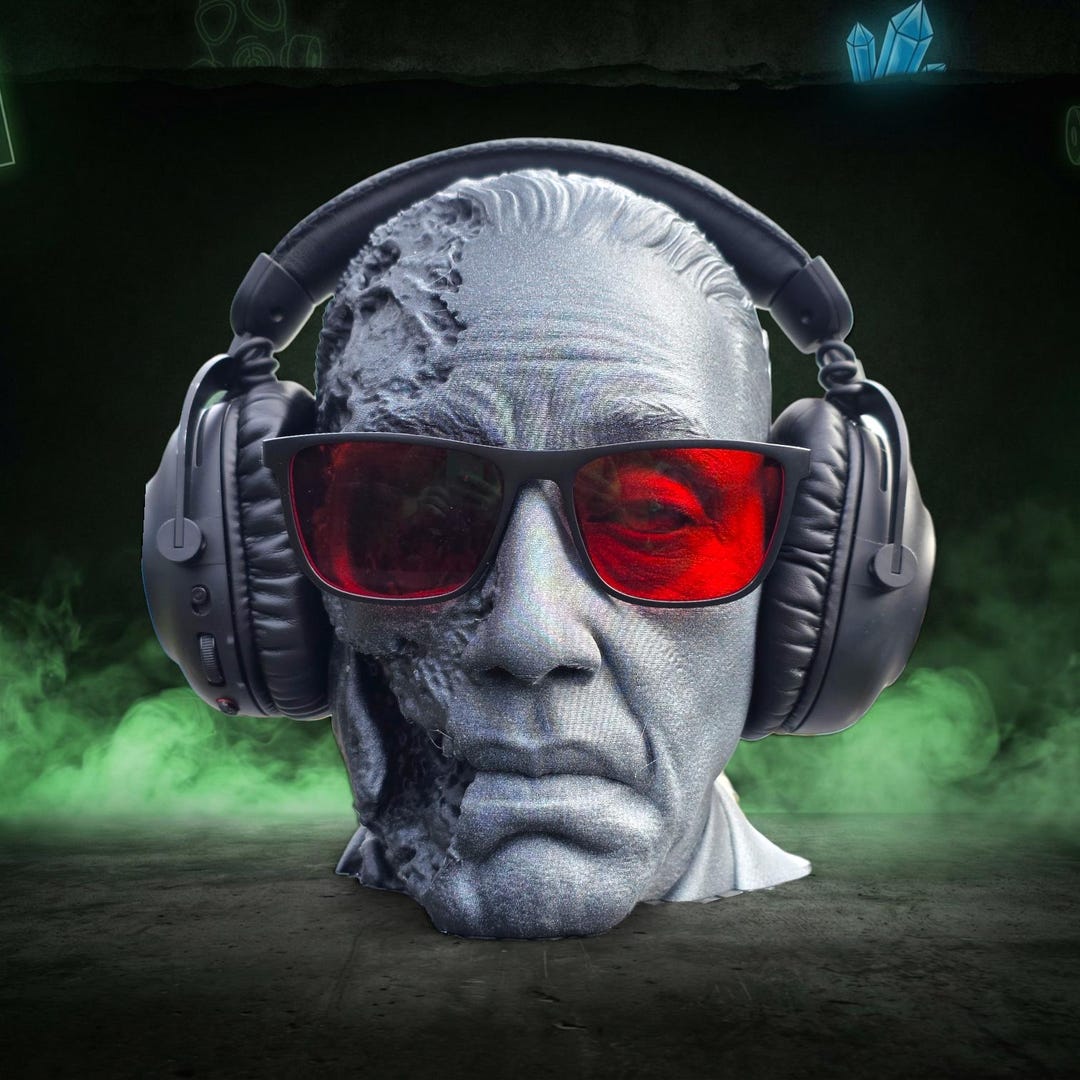 Gus Fring Head Bust Headphone Stand & Glasses Holder - Breaking Bad ...