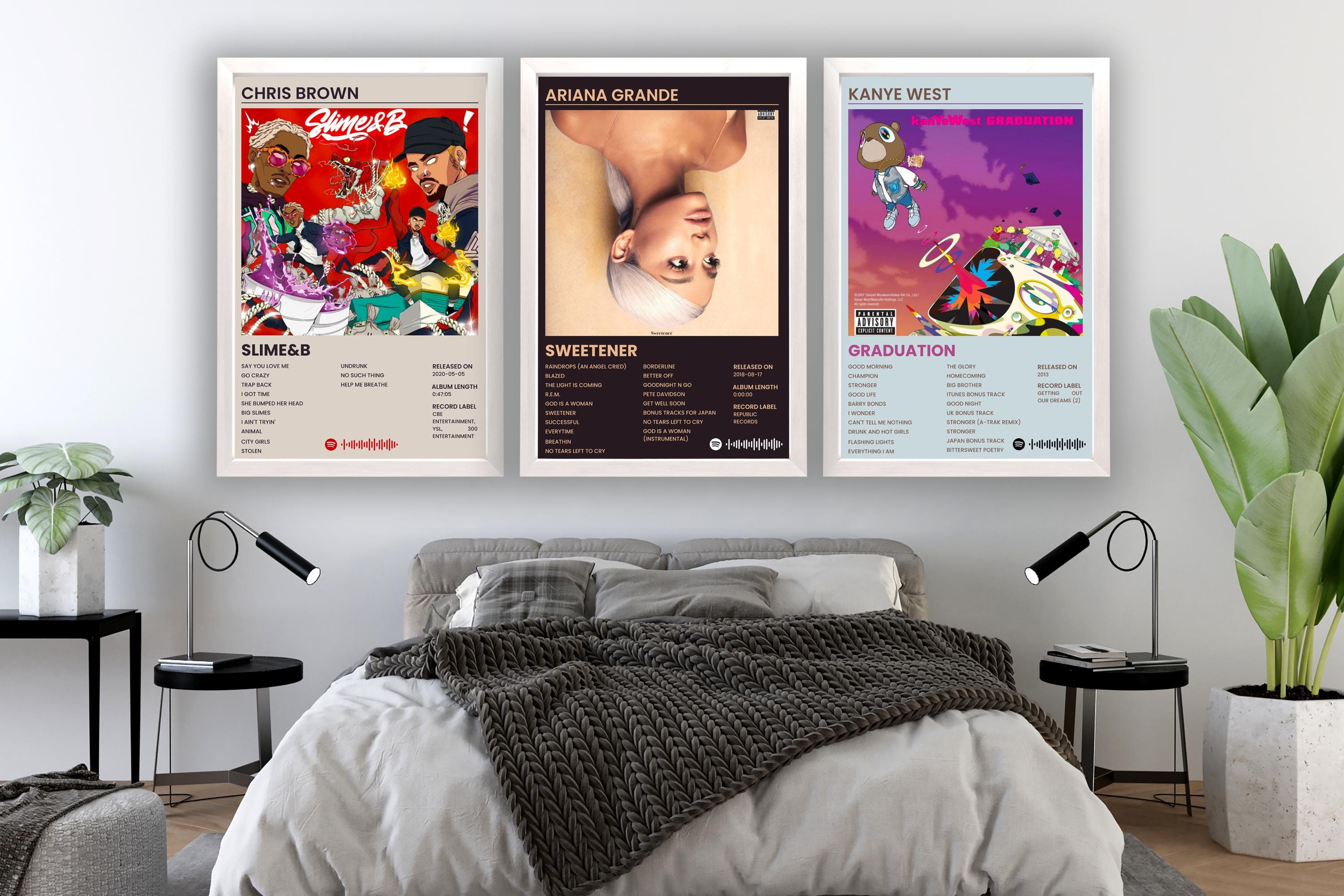 Set of 3 Custom Album Cover Poster Movie Posters Concert Poster Wall ...