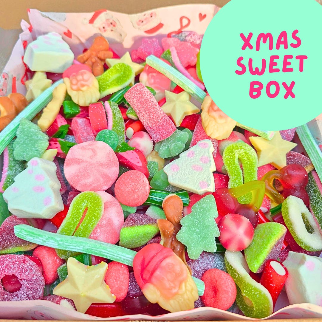 Secret Santa Christmas Sweets Gift Box - Etsy