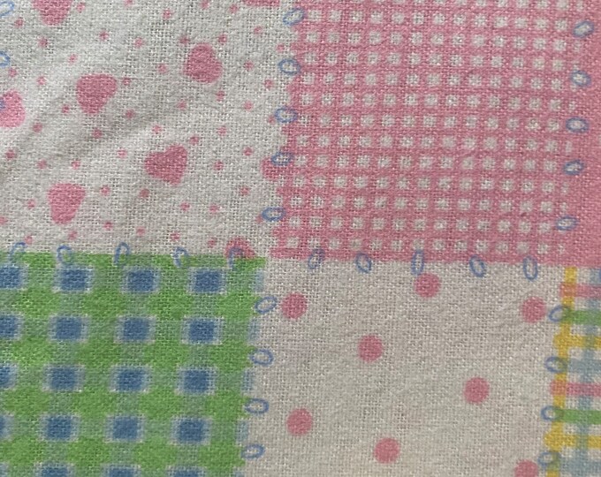 Quilt Mashup Grid Flannel Fabric Yard Dan River Textiles Retired We ...