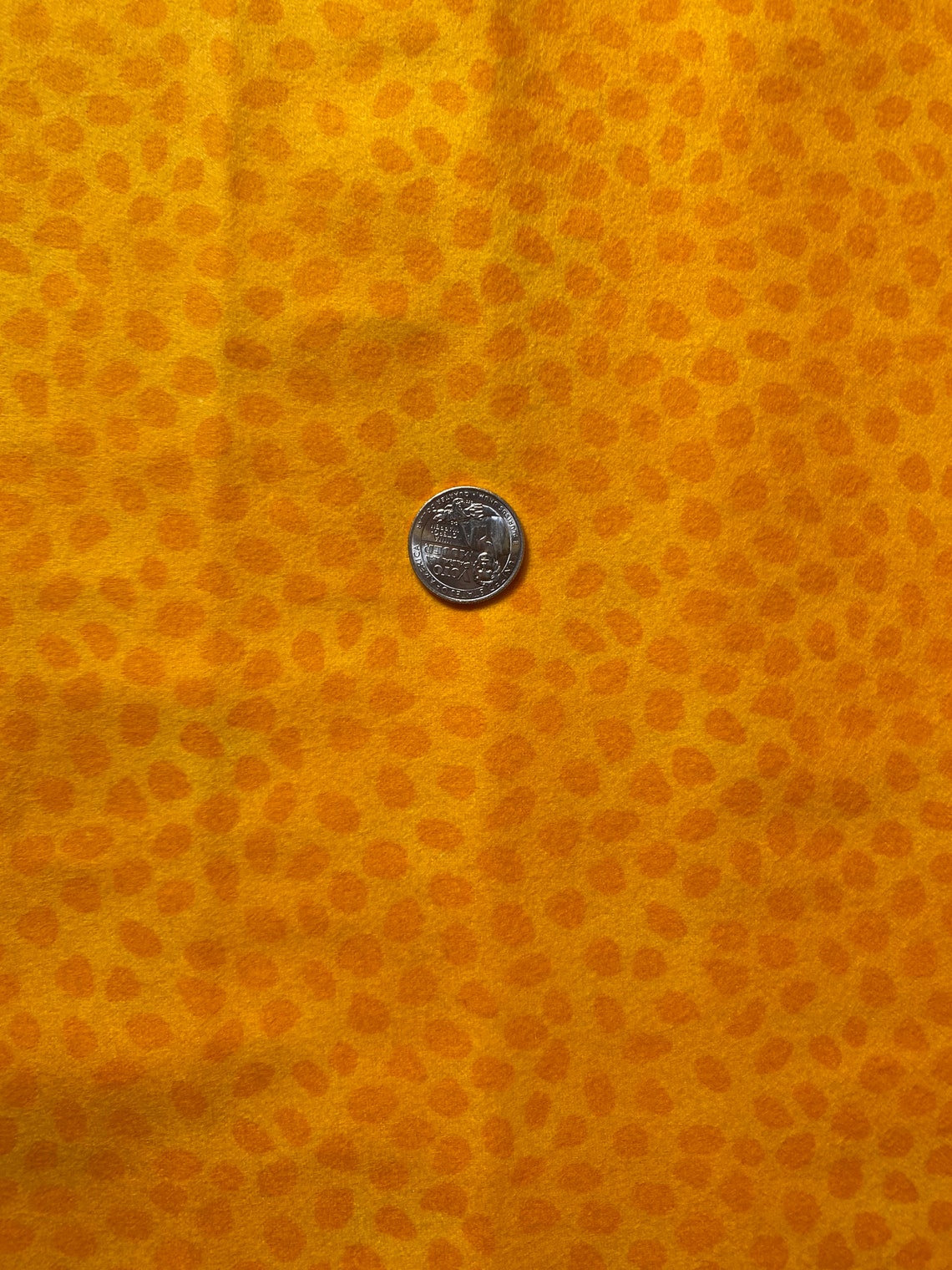 Jungle Boogie Flannel Spots Yellow Flannel Fabric Yard David Textiles ...