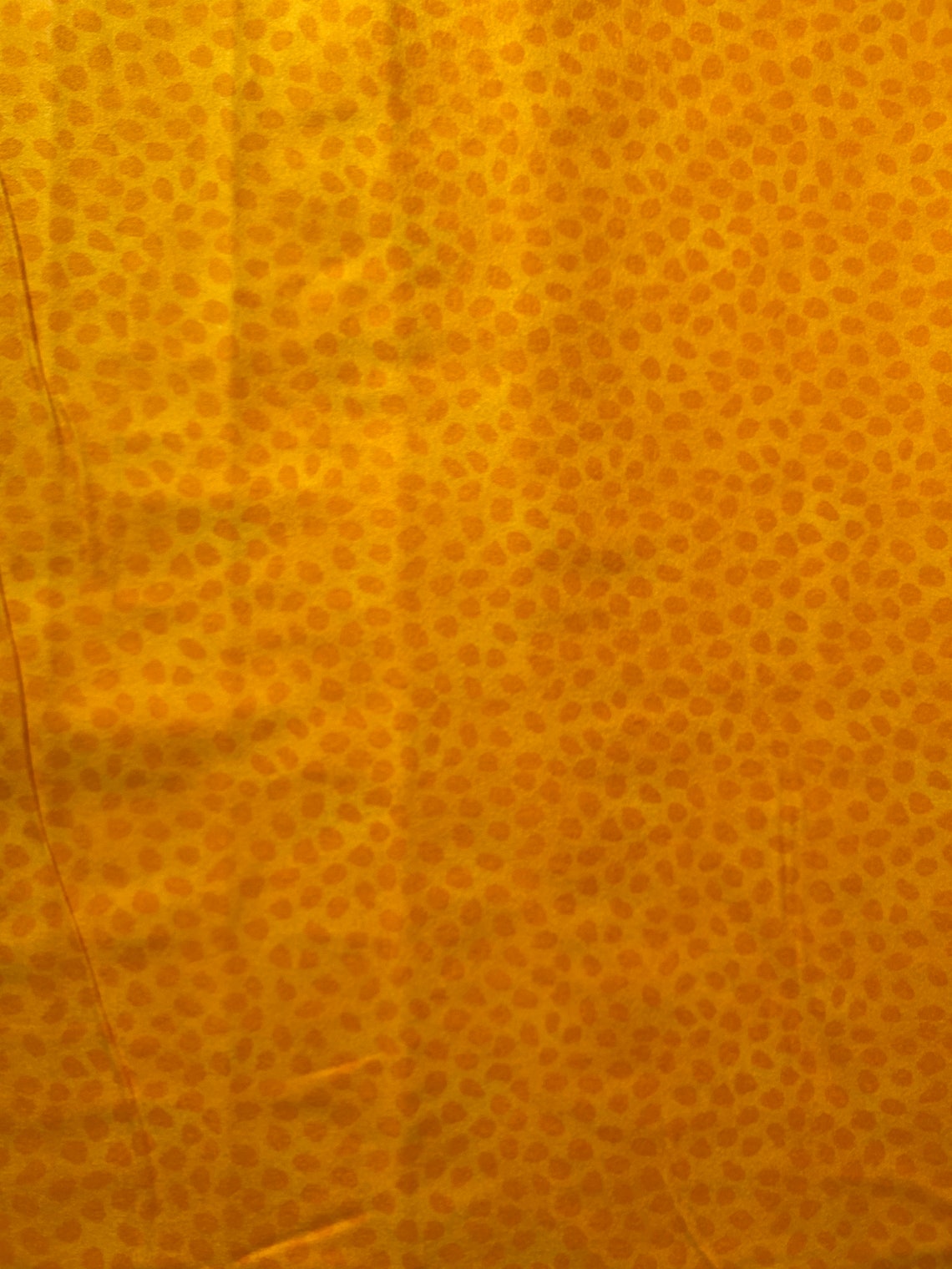 Jungle Boogie Flannel Spots Yellow Flannel Fabric Yard David Textiles ...