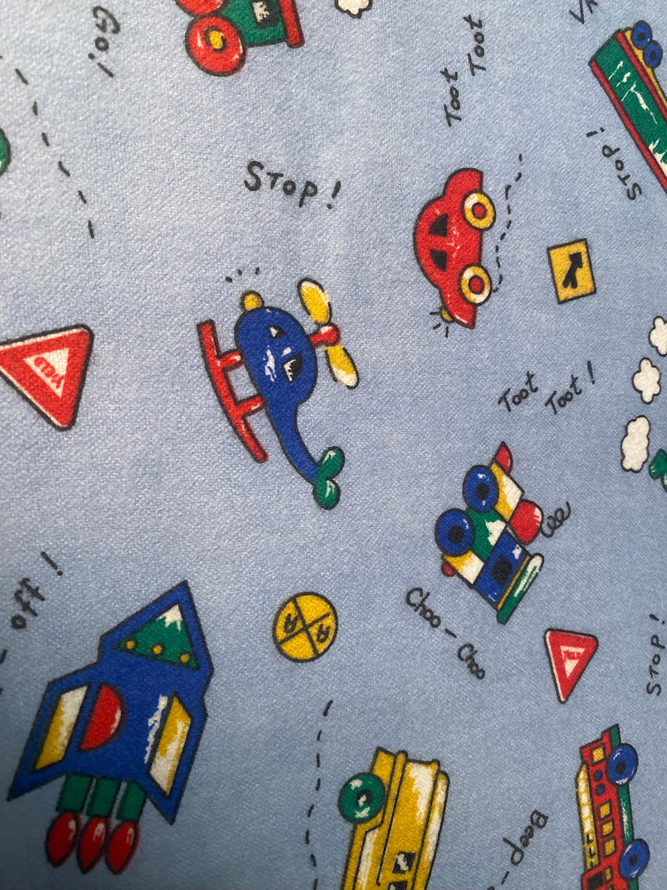 Softly Trucks Flannel Fabric Yard Marcus Brothers 2003 Retired We Have ...