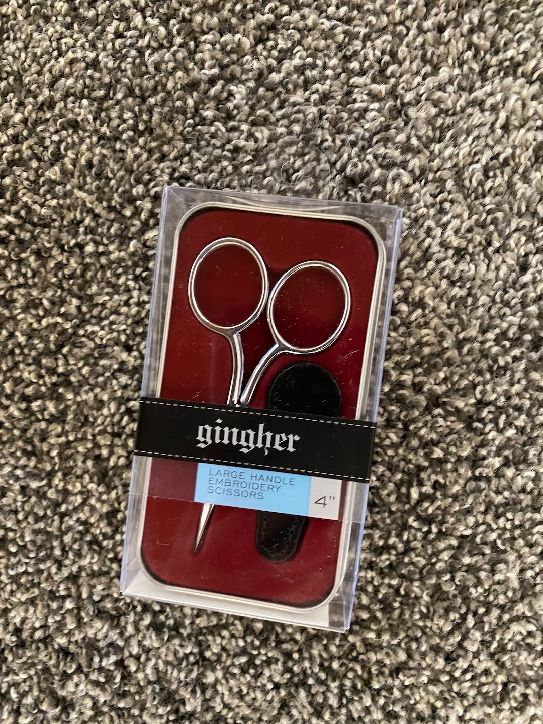 Gingher Scissors 4" Large Handle Embroidery Scissors Made in Italy in ...