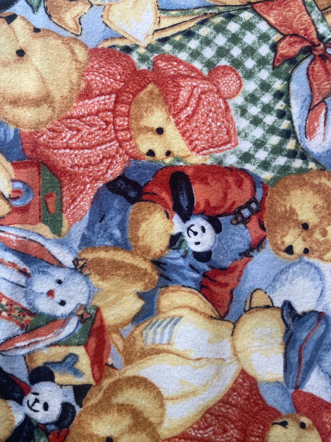 Stuffed Animals Springs Creative Products Group Flannel Fabric by the ...