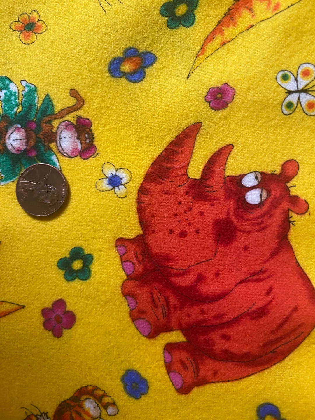 Noah's Ark Flannel Fabric Yard Northcott Monarch 2003 Retired We Have ...
