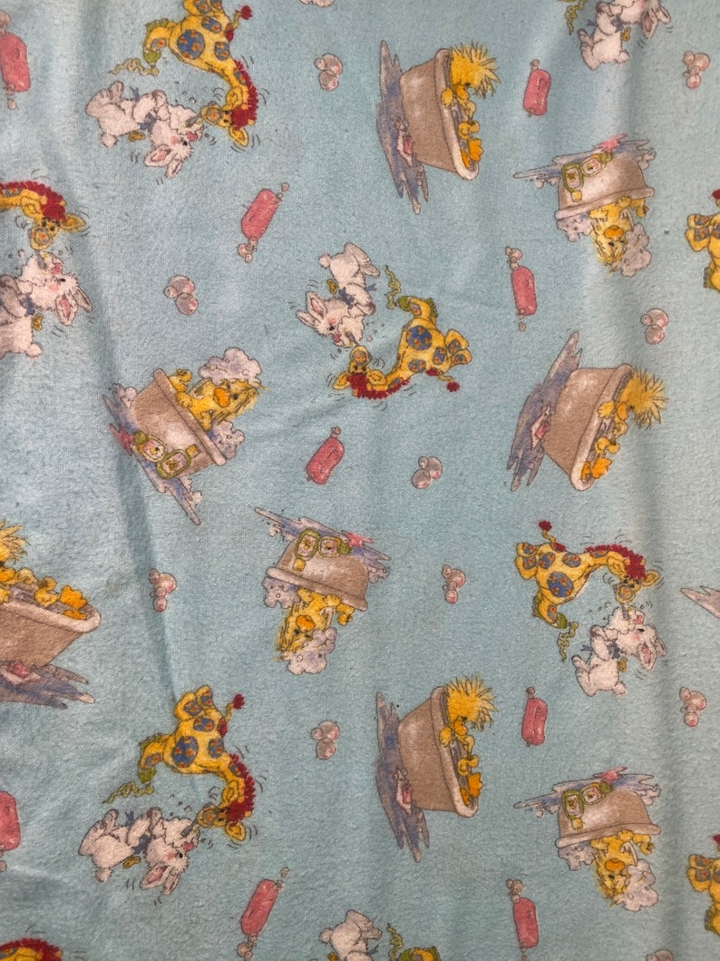 Little Suzy's Zoo Flannel Fabric AE Nathan Animals Suzy - Etsy