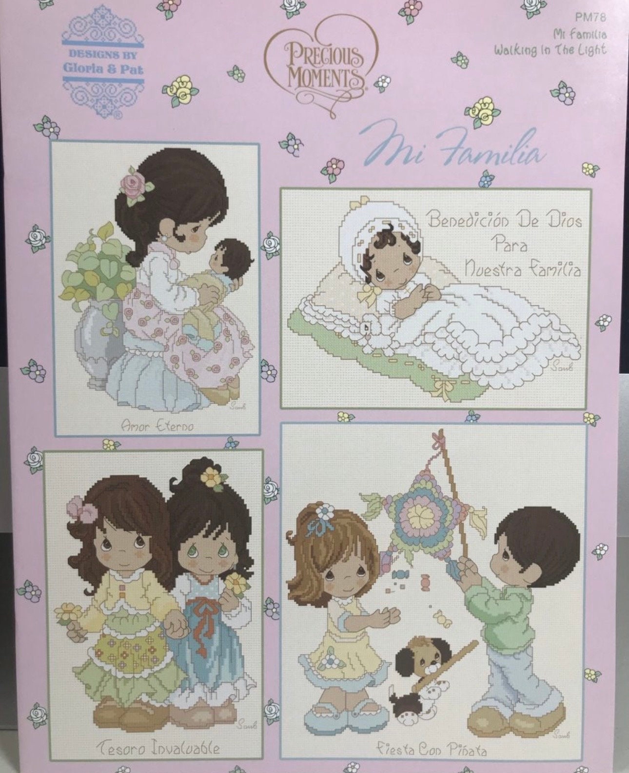 My Family Mi Familia Walking in the Light Precious Moments PM78 Cross ...