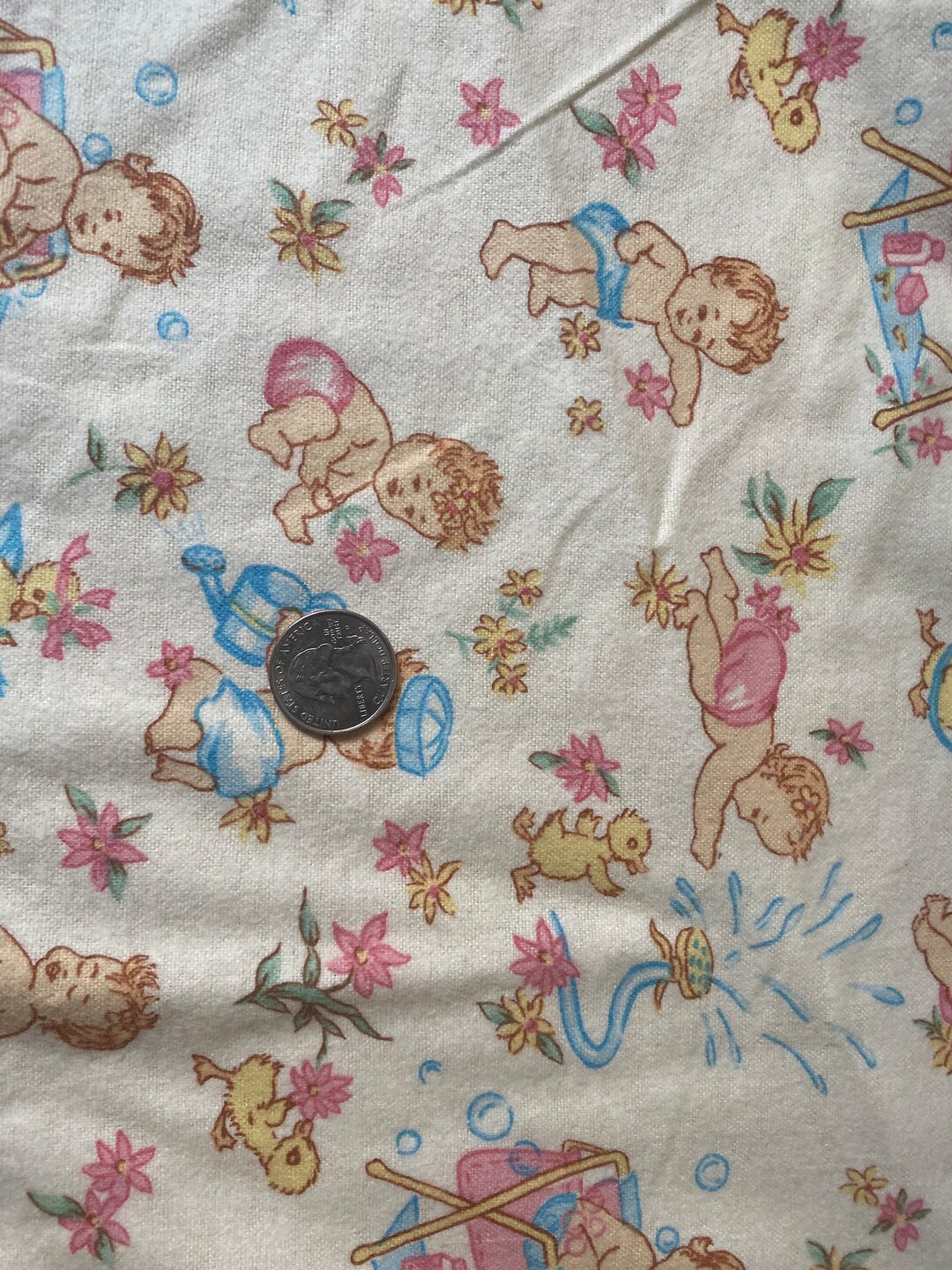 Duck Duck Quilt Mashup Flannel Fabric Yard Dan River Textiles Retired ...