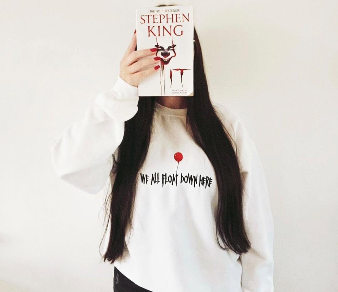 We All Float Down Here Embroidered Crewneck Sweatshirt - Etsy