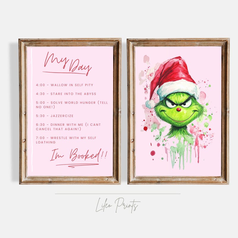 Grinch to Do List - Etsy