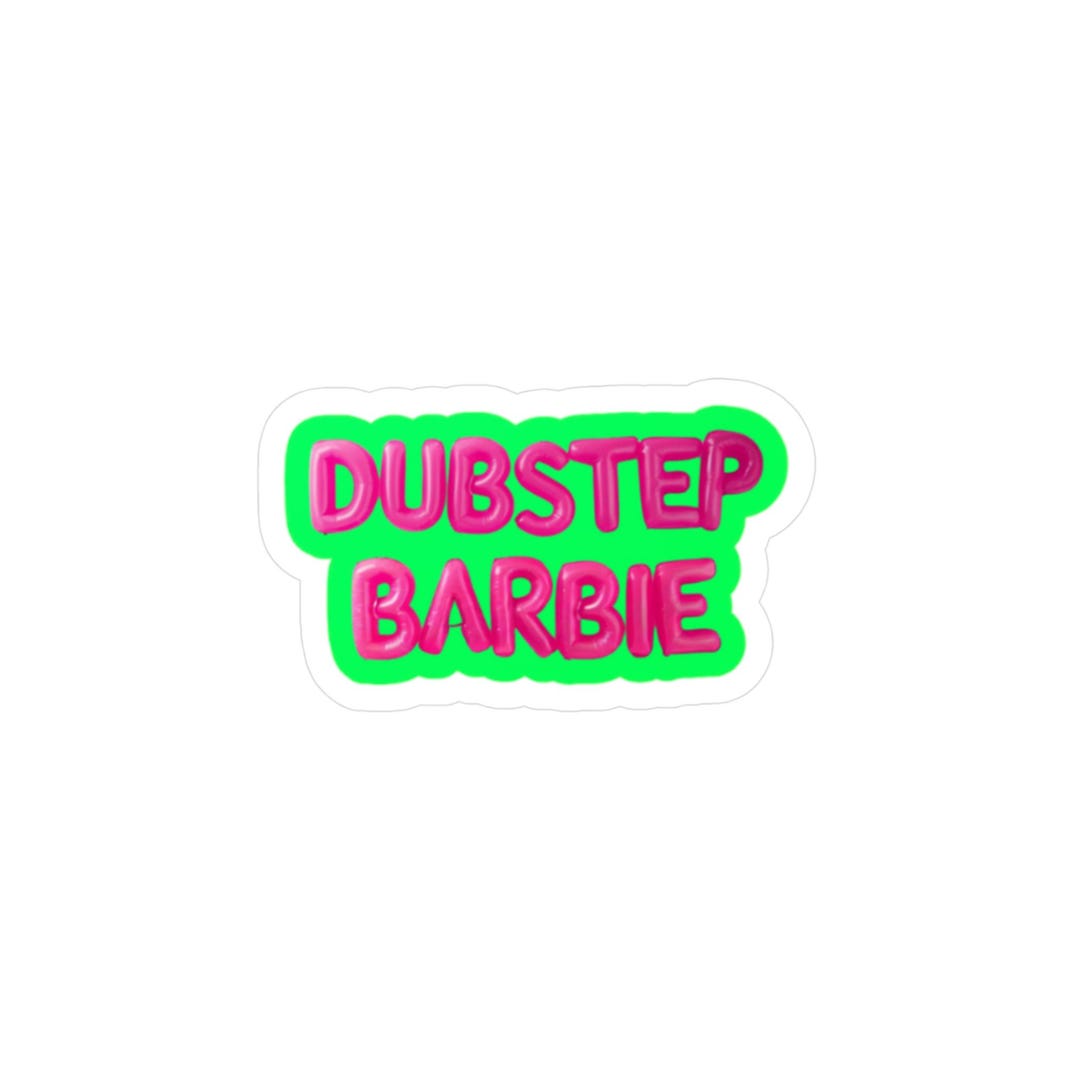 Dubstep Barbie Vinyl Decal, Car Decal, Laptop Sticker, Music Gift ...