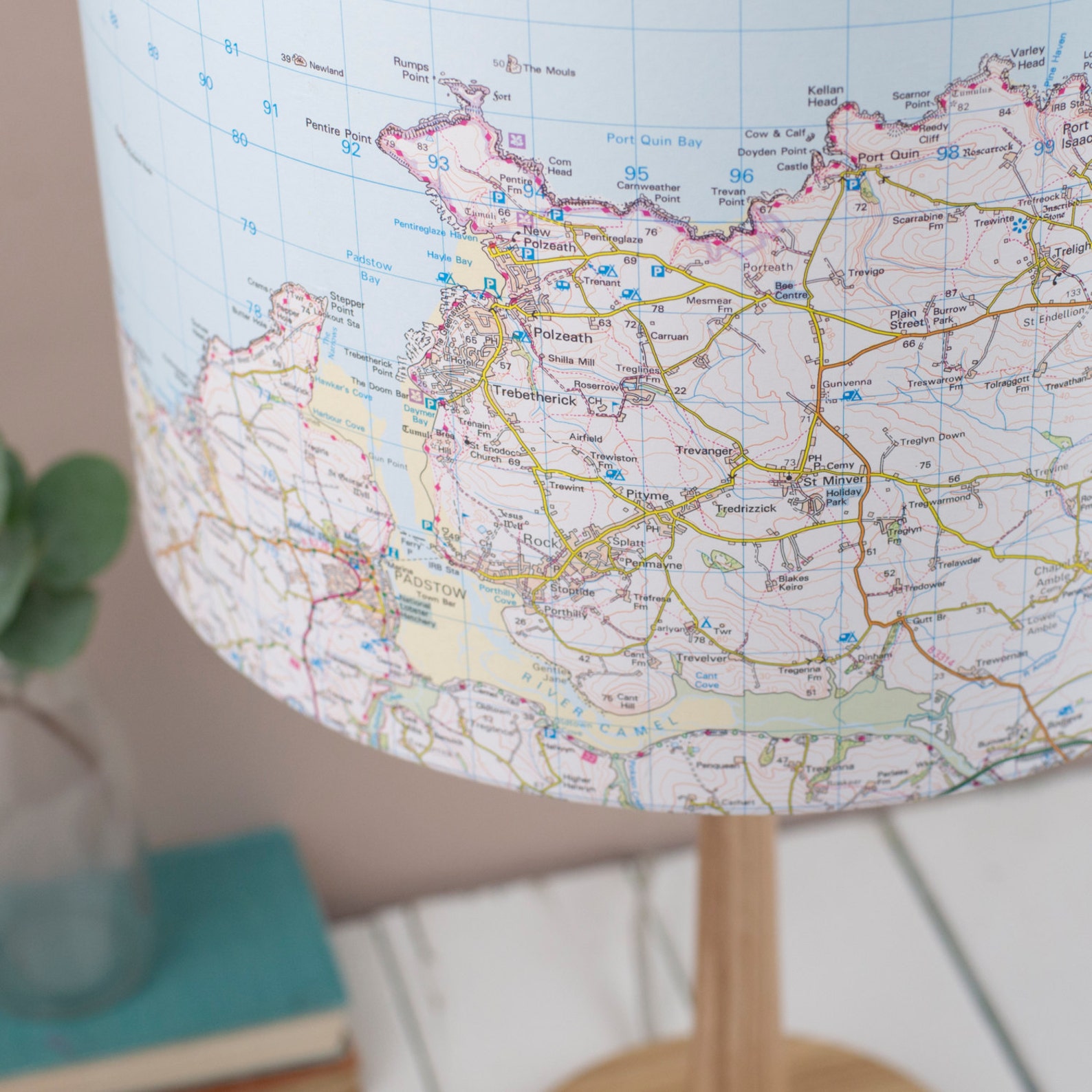 Personalised Map Lampshade, Choose Your Location, Bespoke Service - Etsy