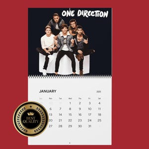 One Direction Wall Calendar 2025 – Perfect Gift for Fans,2025 ...