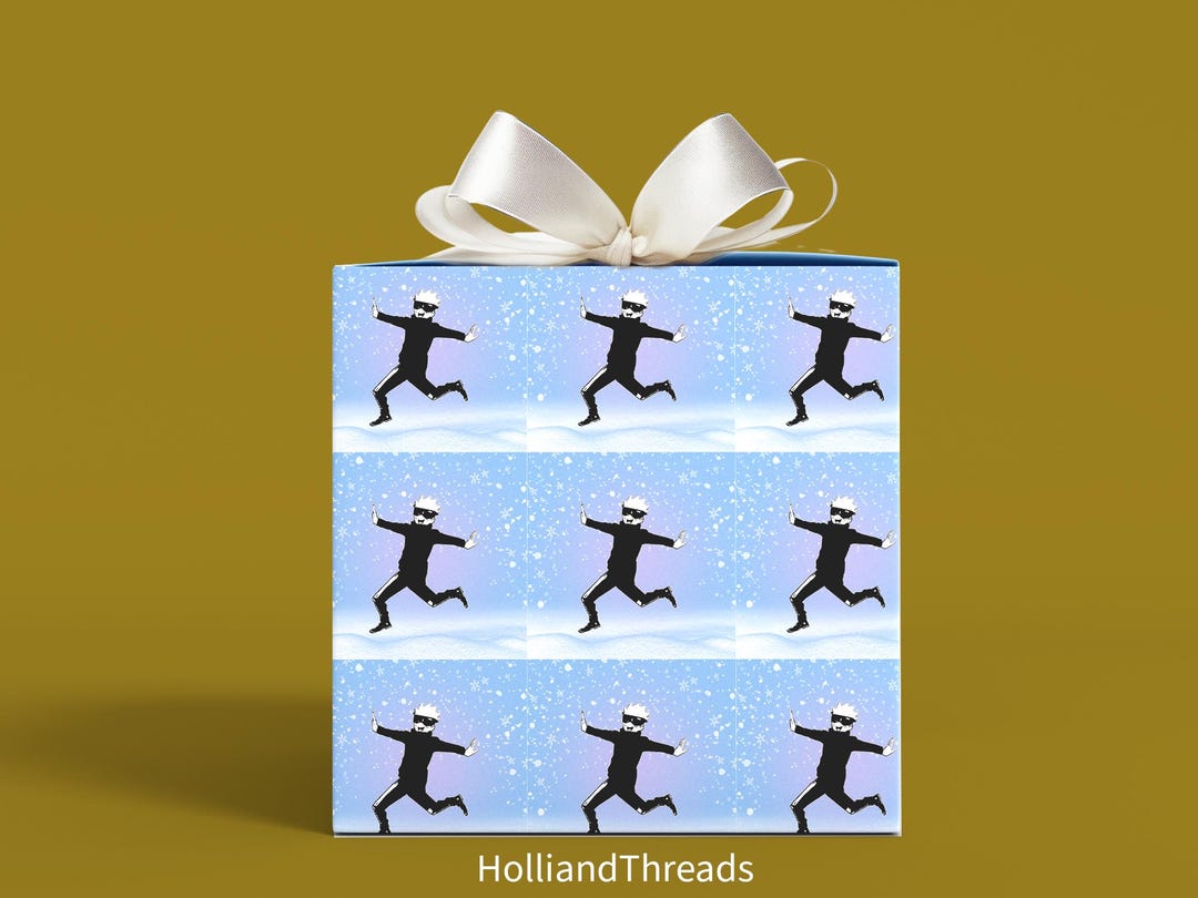 Jujutsu Kaisen Gift Wrapping Paper, Anime Gift Wrap, Christmas Gift ...