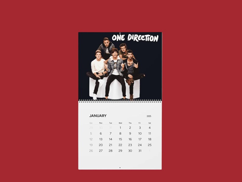 One Direction Wall Calendar 2025 – Perfect Gift for Fans,2025 ...