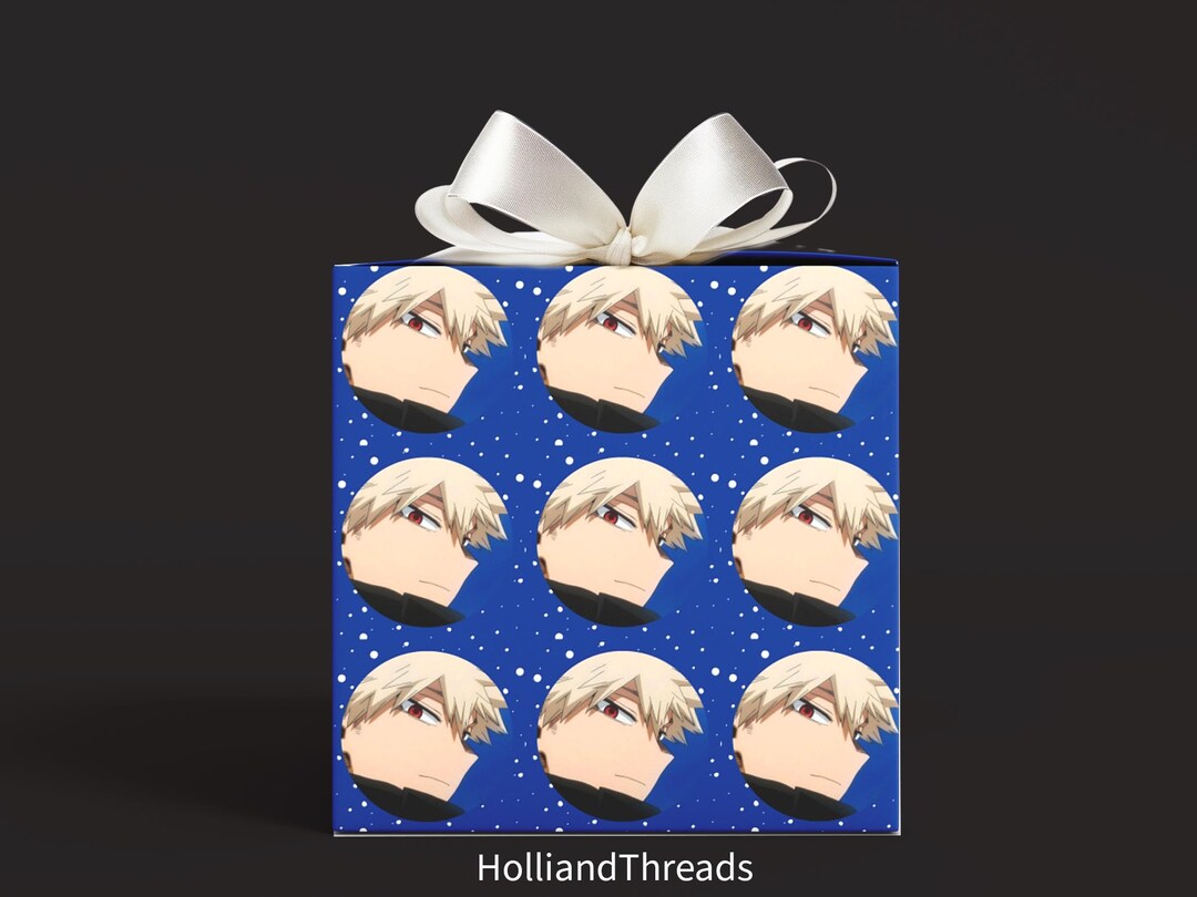 Wrapping Paper, Katsuki Bakugo My Hero Academia Gift Wrap Roll ...