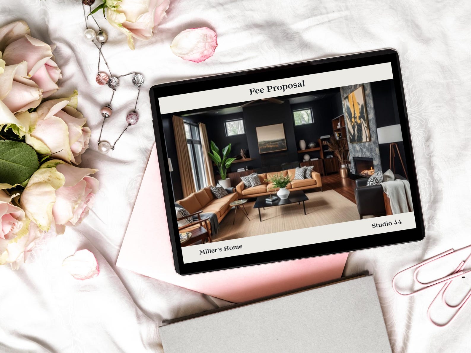 Interior Design Fee Proposal Template | Interior Design Project ...