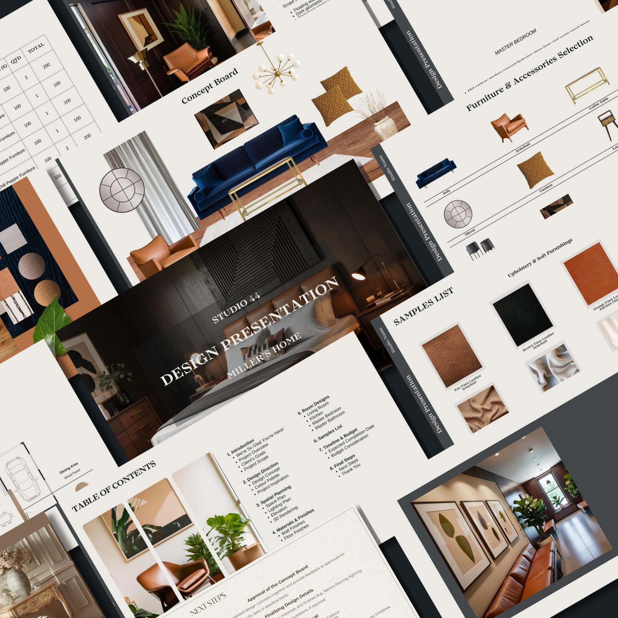 Interior Design Client Presentation | Interior Design Presentation ...