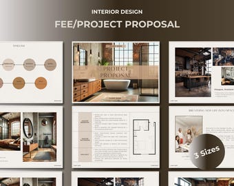 Interior Design Fee Proposal Template - Etsy