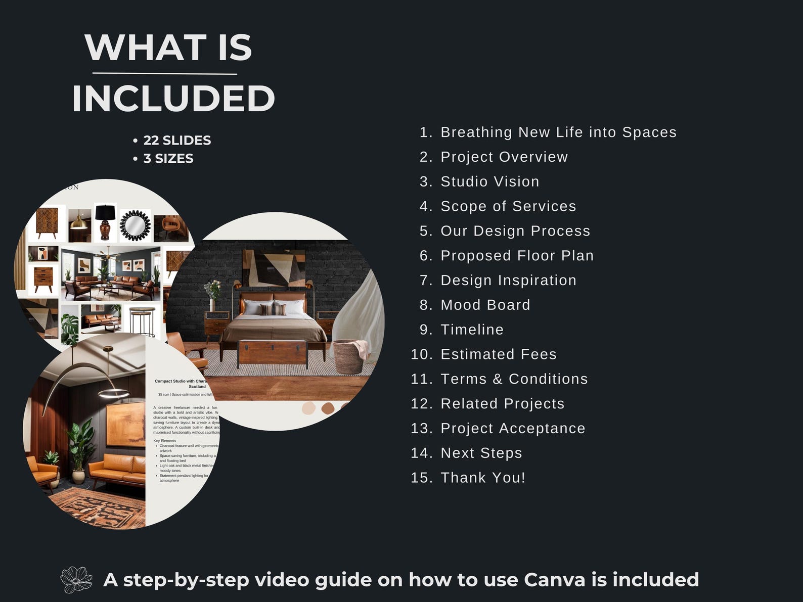 Interior Design Fee Proposal Template | Interior Design Project ...