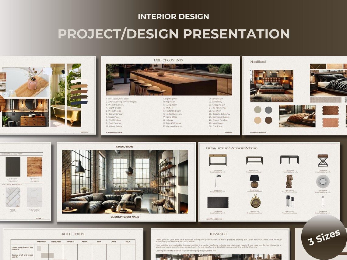 Interior Design Project Presentation | Interior Design Client ...