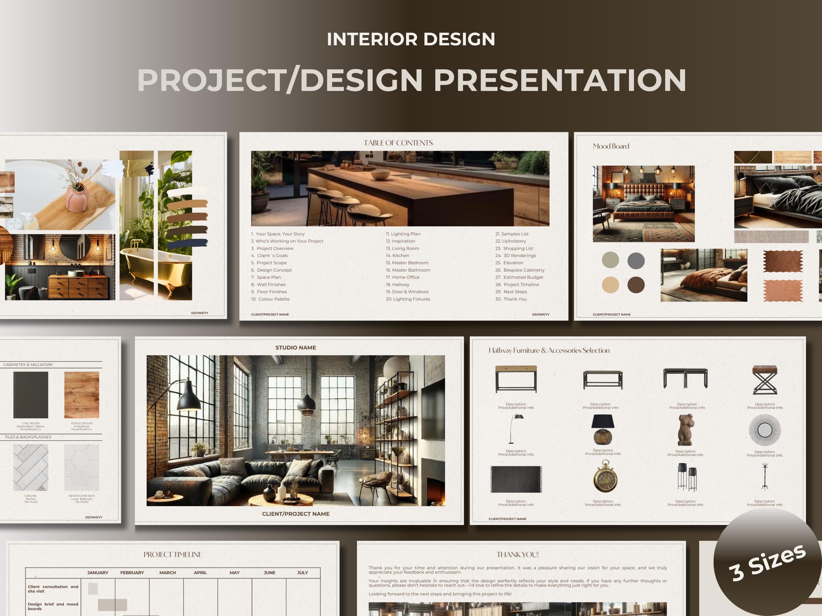 Interior Design Project Presentation | Interior Design Client ...