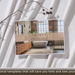 Interior Design Project Proposal Template: Editable Canva Design ...