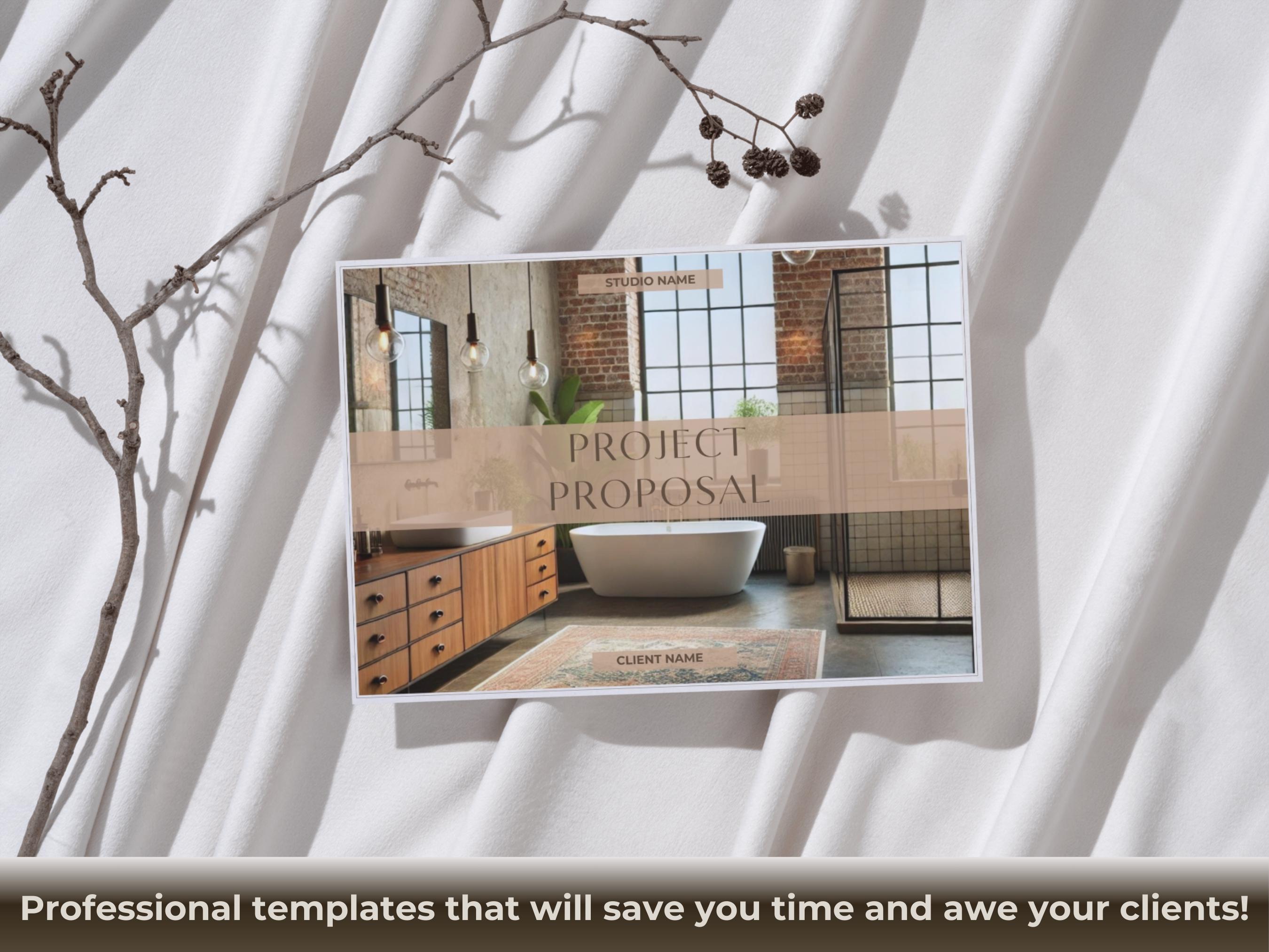 Interior Design Project Proposal Template | Interior Design Fee ...