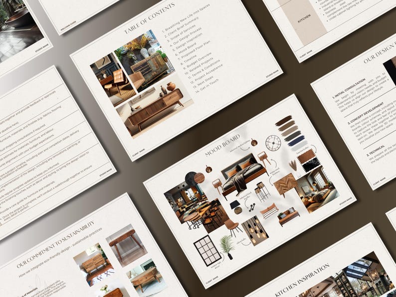 Interior Design Project Proposal Template | Interior Design Fee ...