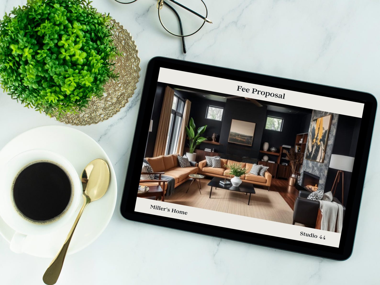 Interior Design Fee Proposal Template | Interior Design Project ...
