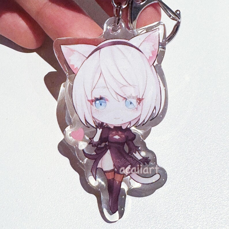 Nier Replicant Nier Automata 2B 9S Kaine Brother Nier Keychains Charms ...