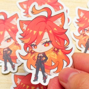 Genshin Impact Natlan Mualani Mavuika Sticker - Etsy