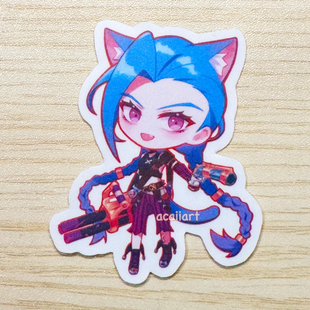 League of Legends Arcane Jinx Sticker - Etsy