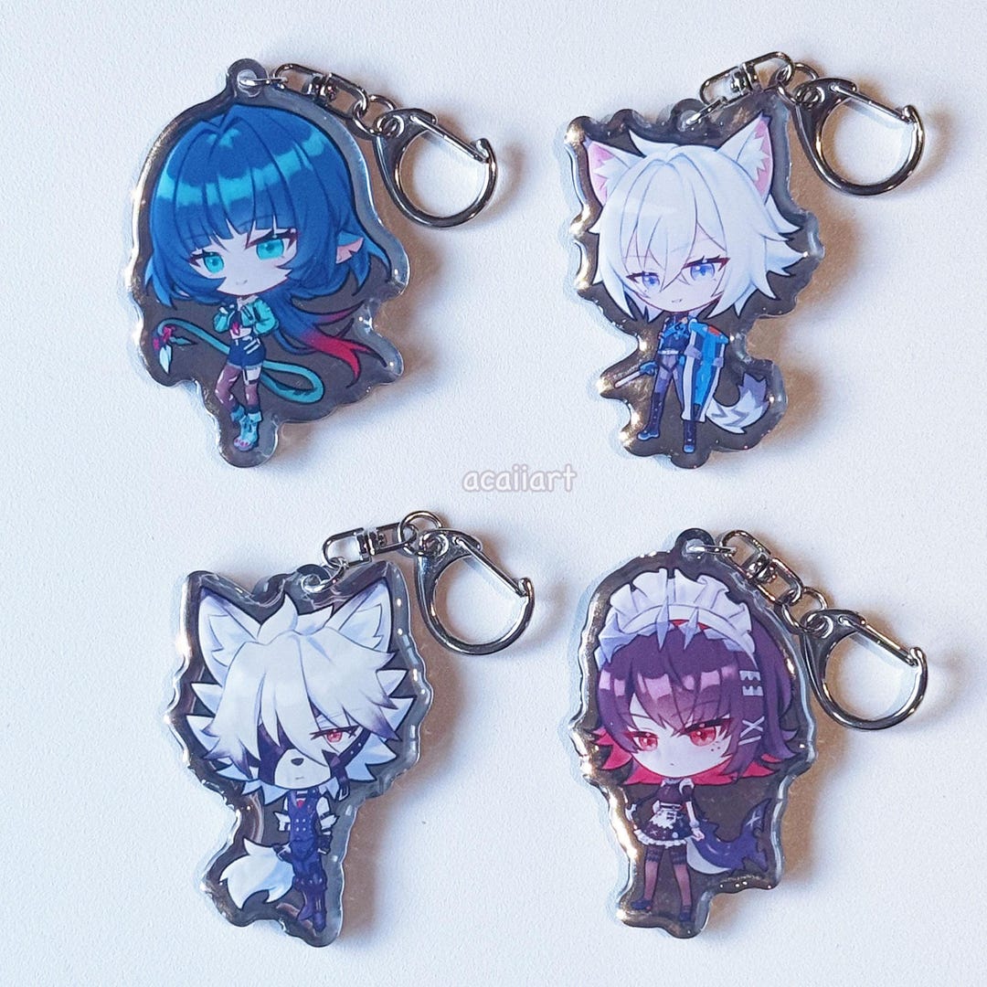 Zenless Zone Zero ZZZ Keychains Charms Jane Seth Von Lycaon Ellen - Etsy