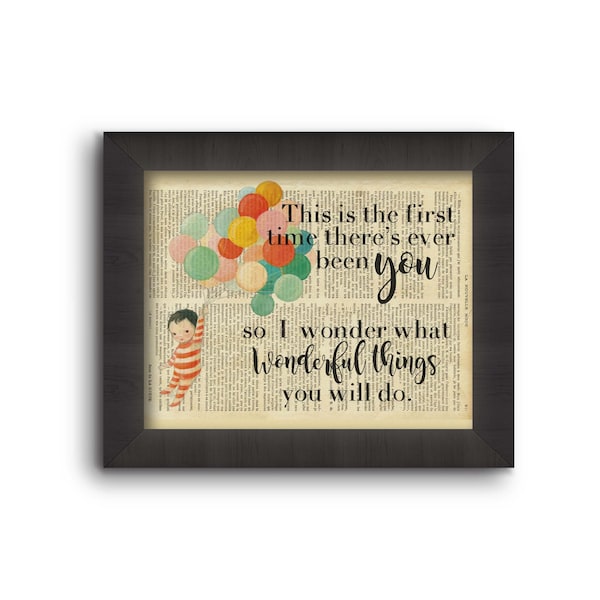 The Wonderful Things You Will Be - Etsy