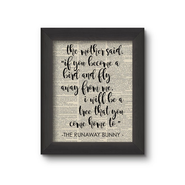 The Runaway Bunny - Etsy