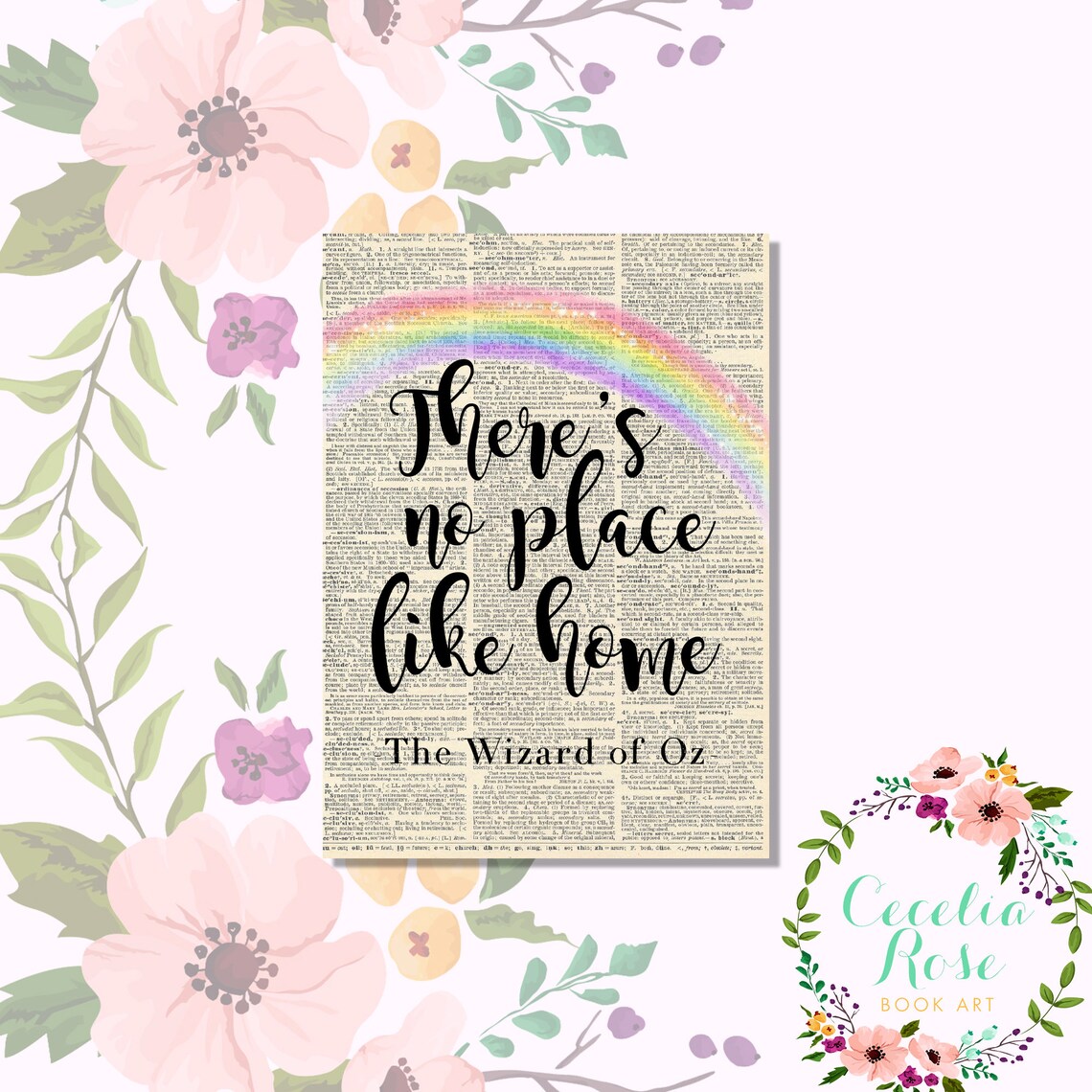 There's No Place Like Home Dorothy The Wizard Of Oz | Etsy
