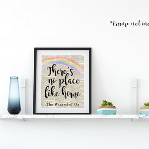 There's No Place Like Home Dorothy The Wizard Of Oz | Etsy