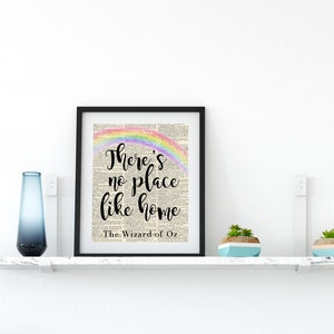 There's No Place Like Home - Dorothy - the Wizard of Oz - Etsy