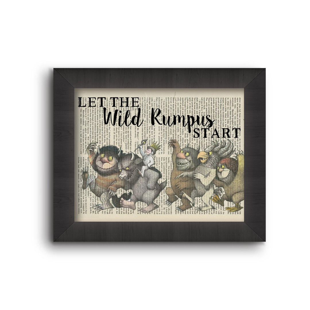 Let the Wild Rumpus Start - Where the Wild Things Are - Maurice Sendak ...