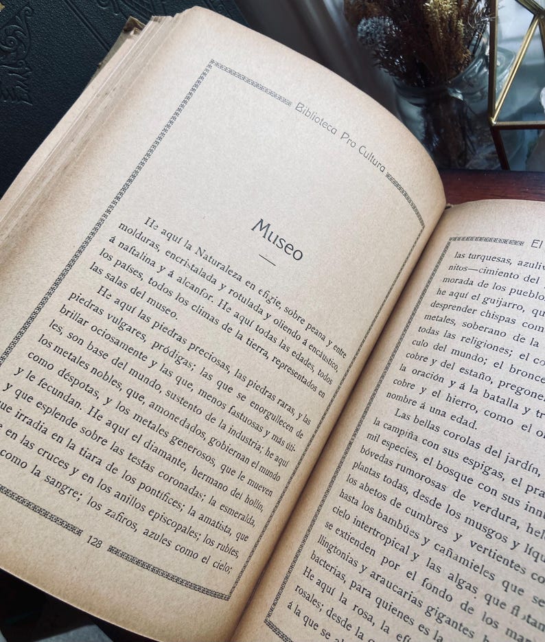 Book of Nature (1901) - A Vintage Spanish Nature Book for Young Readers ...