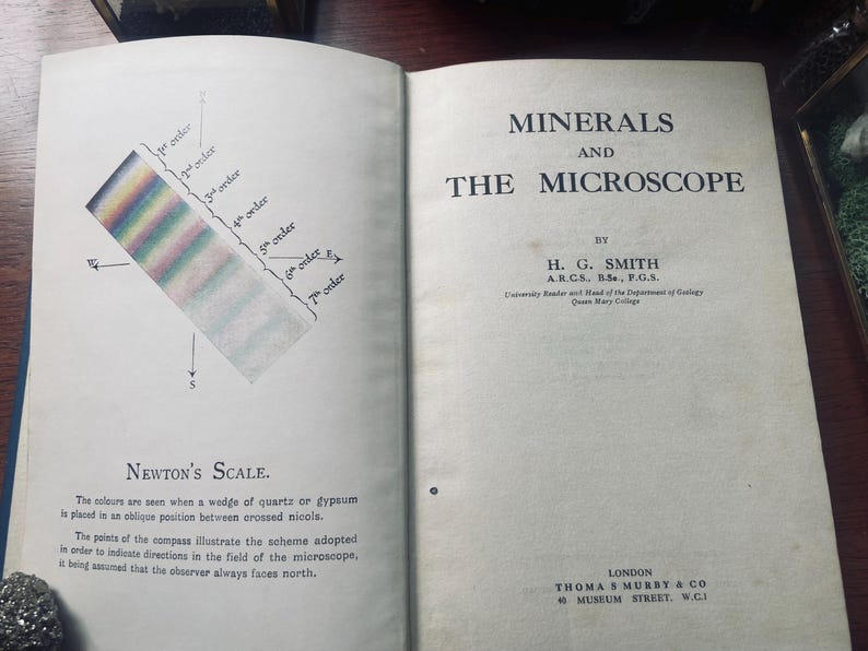 Minerals and the Microscope (1949) - Etsy
