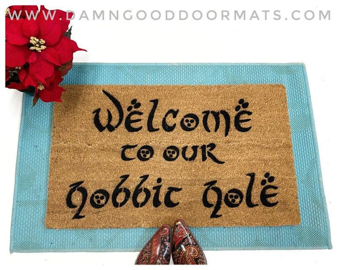 JRR Tolkien Quote Welcome to Our Hobbit HOLE Geek Nerd Nerdy Gifts ...