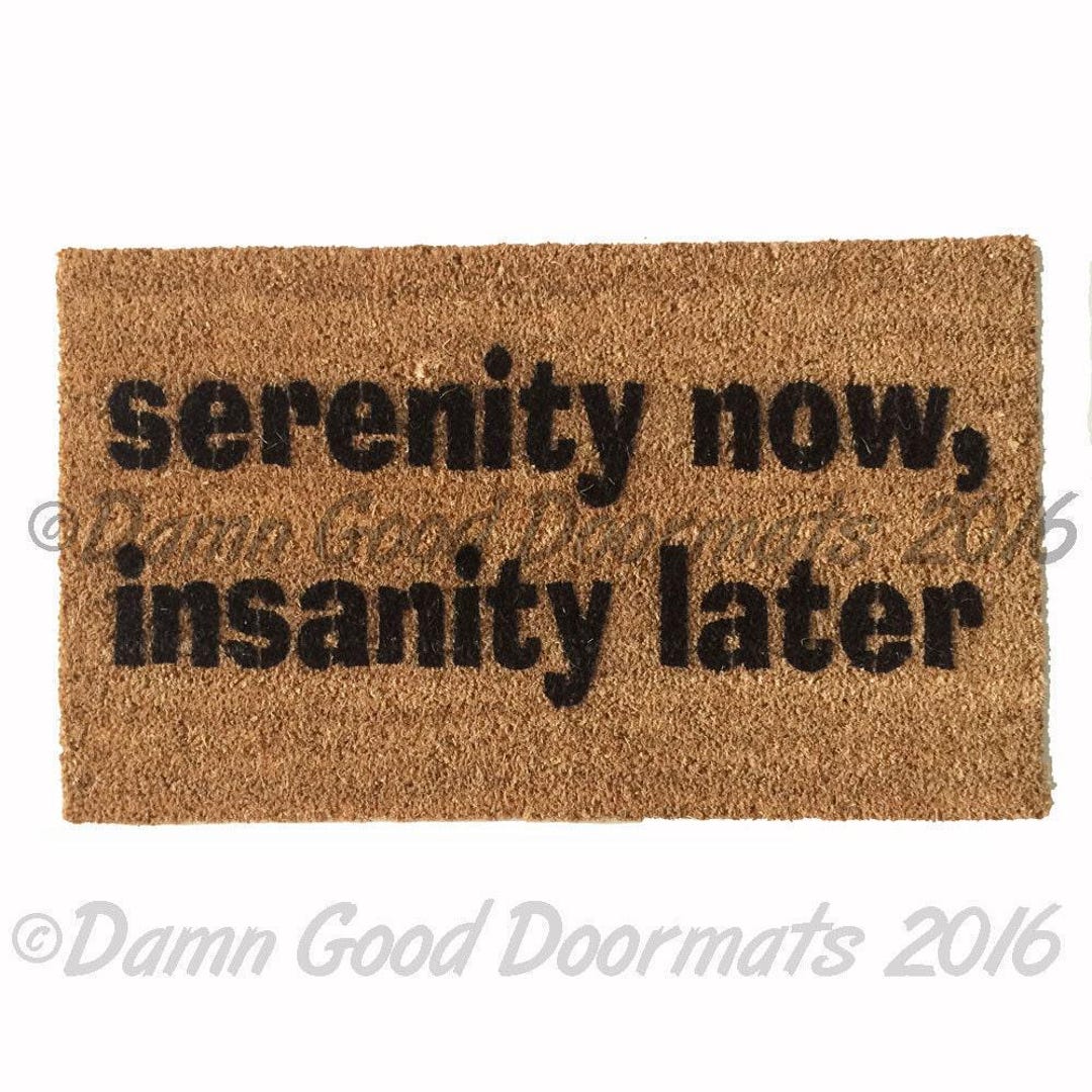 Outdoor Doormat: Funny Jerry Seinfeld Quote - Coir Welcome Mat - Etsy