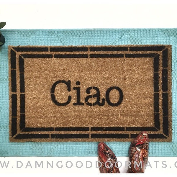 Ciao Doormat - Etsy