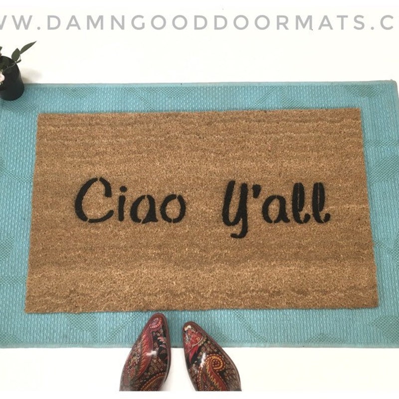 Ciao Doormat - Etsy