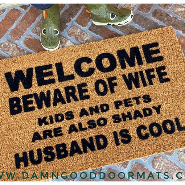 Rude Door Mat - Etsy