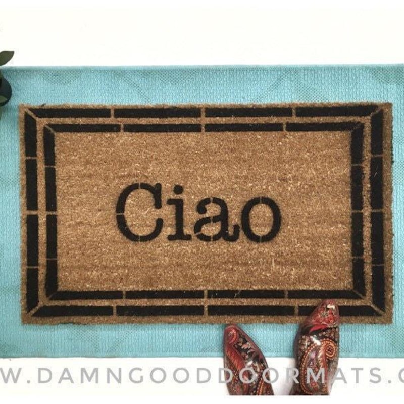 Ciao Doormat - Etsy