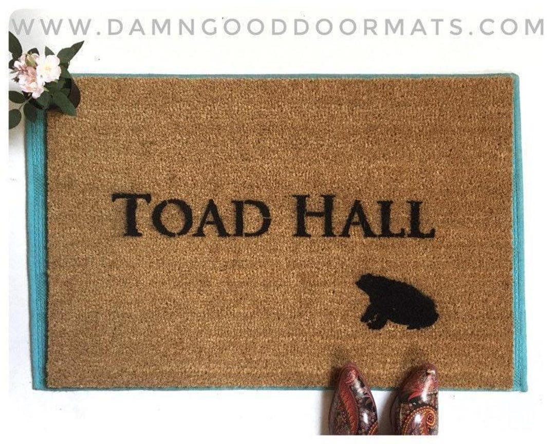 Toad Hall Welcome Doormat - Wind in the Willows Design - Etsy